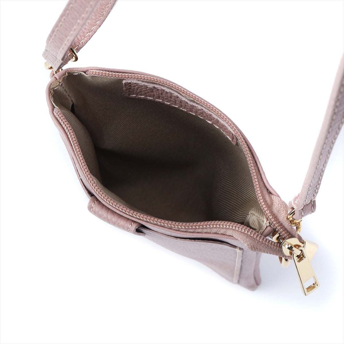 イタリア製 レザーモバイルショルダーバッグ FRANCO FERRARO(フランコ